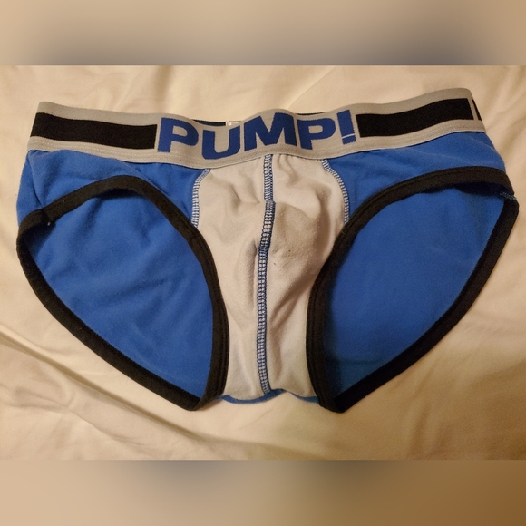 Underwear & Socks | Pump Blue And Gray Briefs | Poshmark